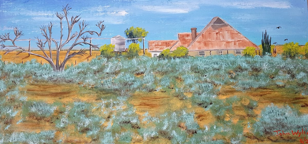 "Salt Bush Landscape"
